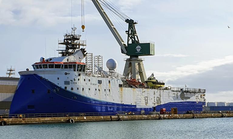 SW COOK, Research Vessel - Details and current position - IMO 9488554 ...