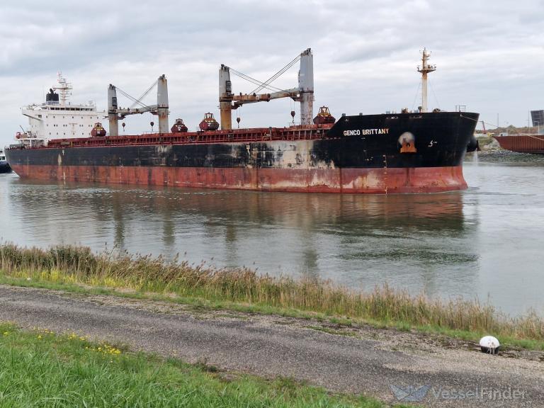 GENCO BRITTANY, Bulk Carrier - Details and current position - IMO ...