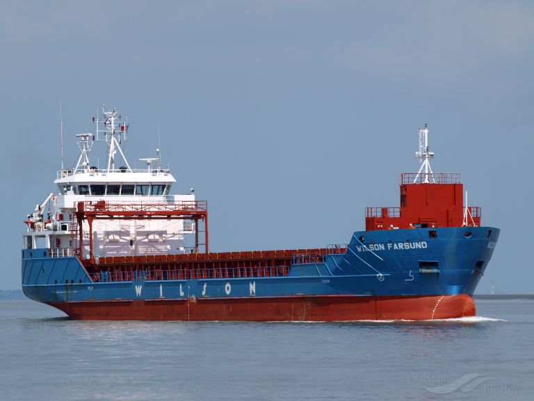 WILSON FARSUND, General Cargo Ship - Détails du bateau et situation ...