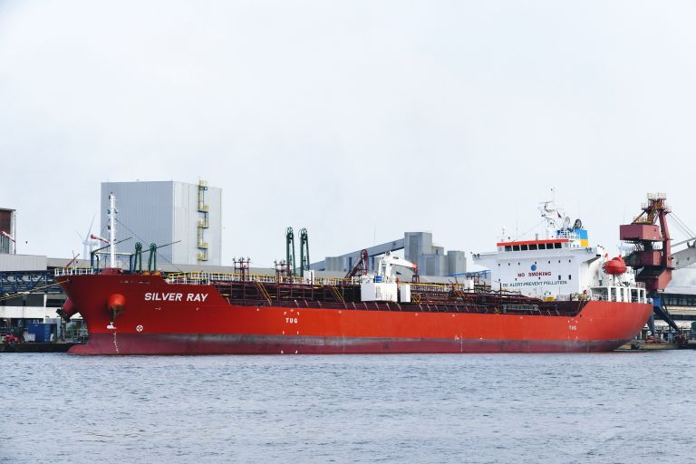 SILVER RAY, Chemical/Oil Products Tanker - Skibsdetaljer og nuværende ...
