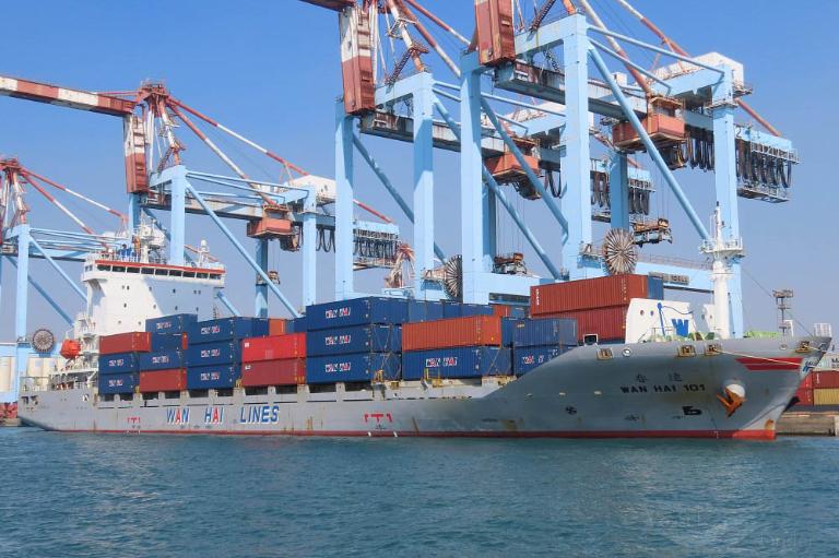 WAN HAI 101, Container Ship - Details and current position - IMO ...