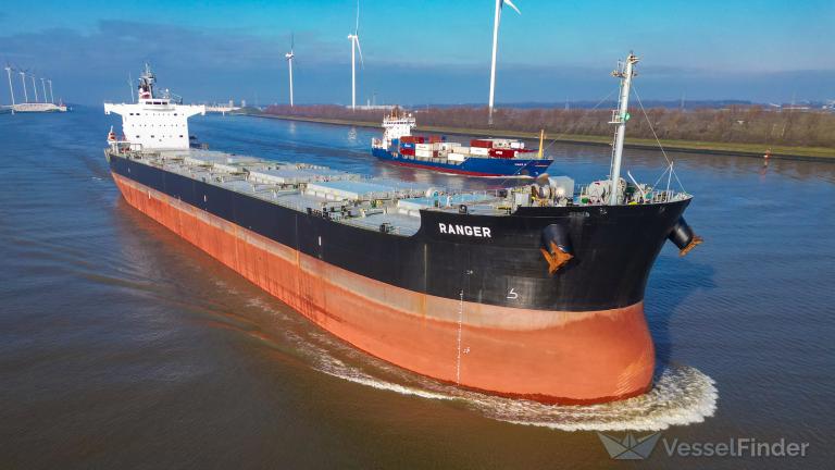 RANGER, Bulk Carrier - Details and current position - IMO 9493999 ...