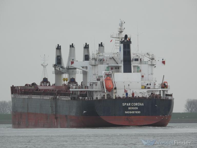 SPAR CORONA, Bulk Carrier - Details and current position - IMO 9497830 ...