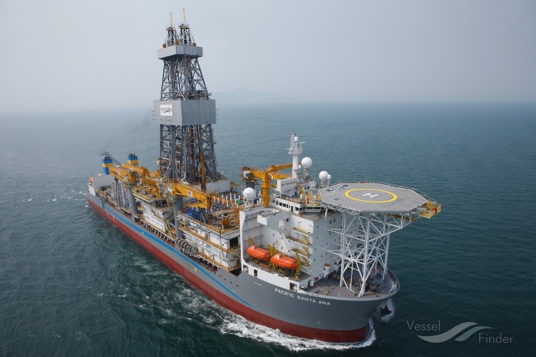 PACIFIC SANTA ANA, Drilling Ship - Details and current position - IMO ...