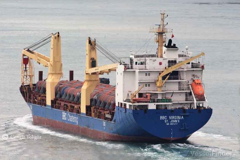 BBC VIRGINIA, General Cargo Ship - Details and current position - IMO ...