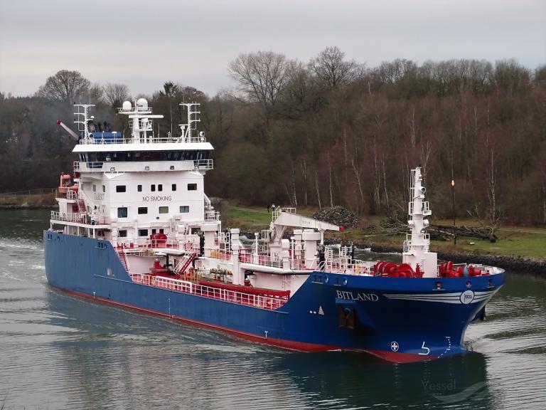 BITLAND, Bitumen Tanker - Details and current position - IMO 9503914 ...