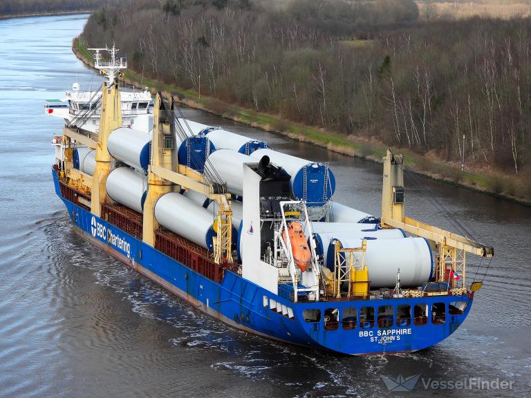BBC SAPPHIRE, General Cargo Ship - Details and current position - IMO ...