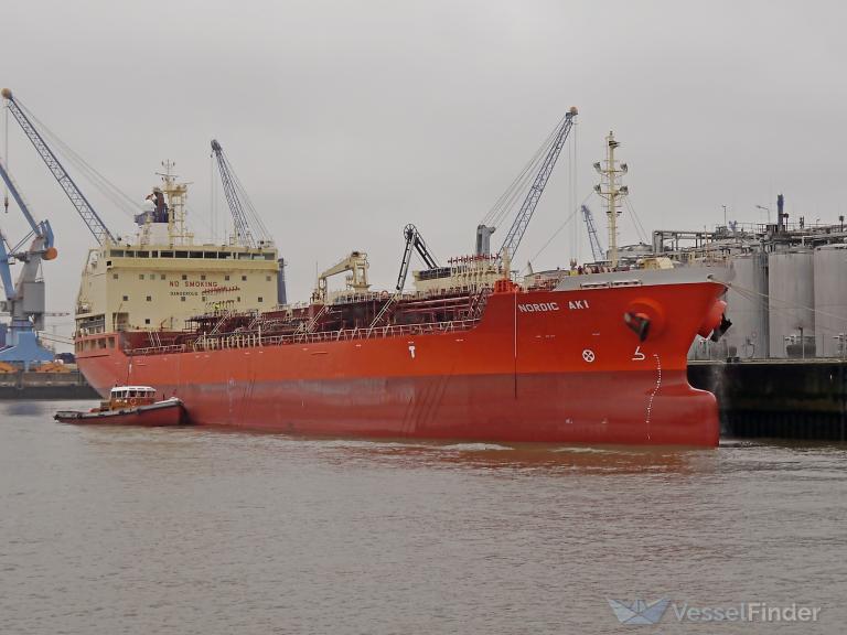 NORDIC AKI, Chemical/Oil Products Tanker - Details and current position ...