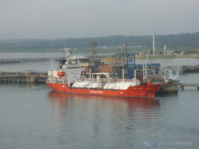 GAS ELIXIR, LPG Tanker - Details and current position - IMO 9507738 ...