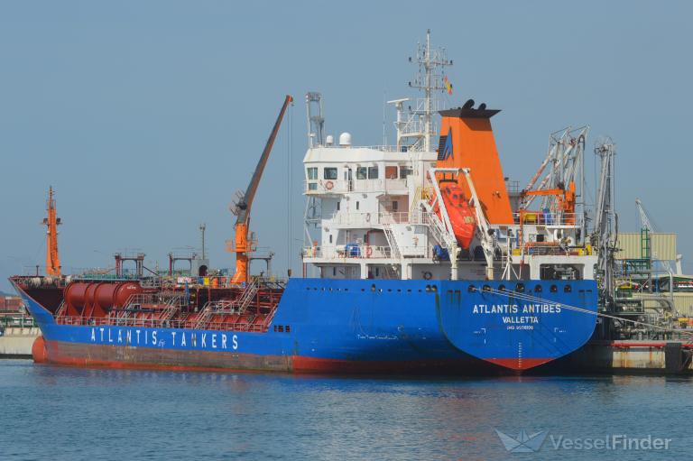 ATLANTIS ANTIBES, Chemical/Oil Products Tanker - Details and current ...