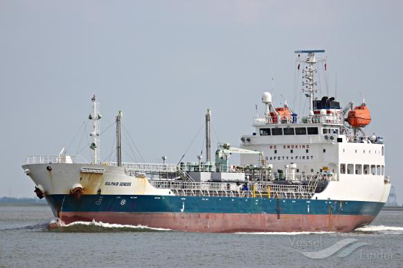 SULPHUR GENESIS, Chemical Tanker - Details and current position - IMO ...