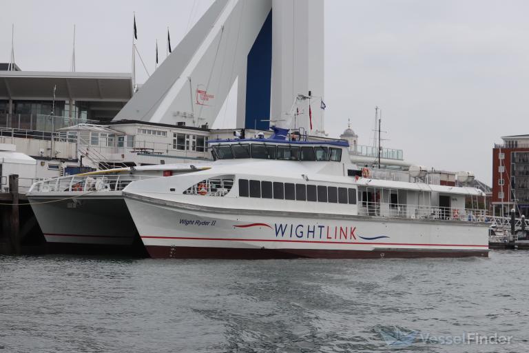 WIGHT RYDER 2, Passenger Ship - Details and current position - IMO ...