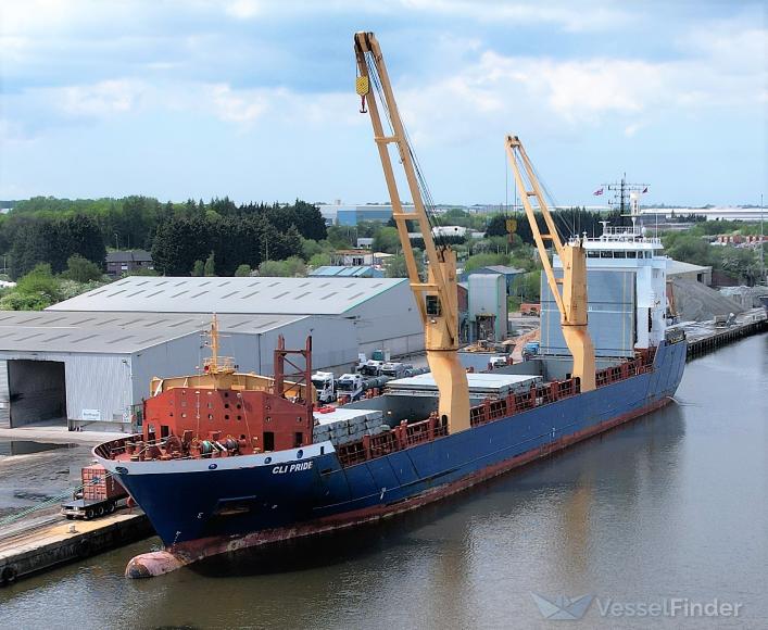 CLI PRIDE, General Cargo Ship - Details and current position - IMO 9513646 - VesselFinder