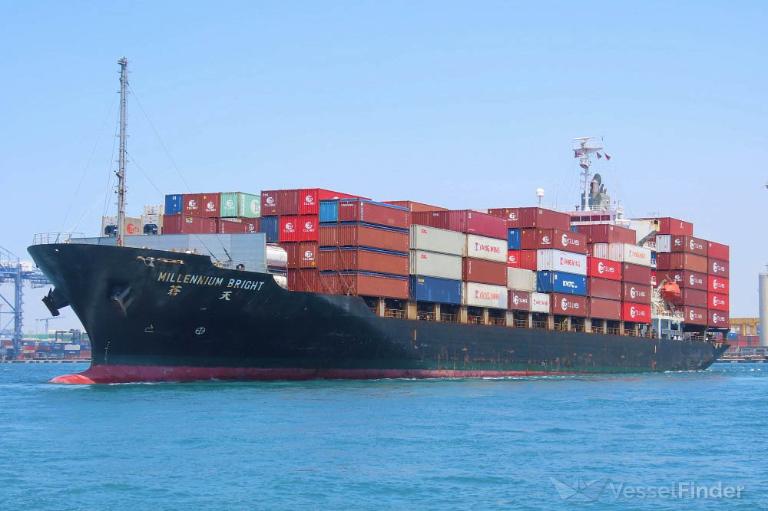 MILLENNIUM BRIGHT, Container Ship - Details and current position - IMO ...