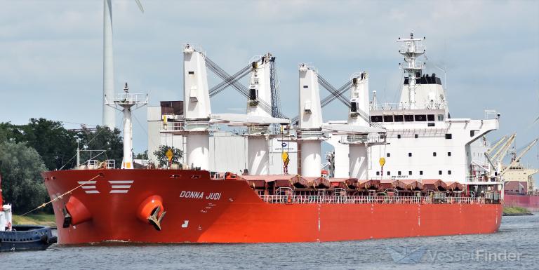 DONNA JUDI, Bulk Carrier - Details and current position - IMO 9519171 ...