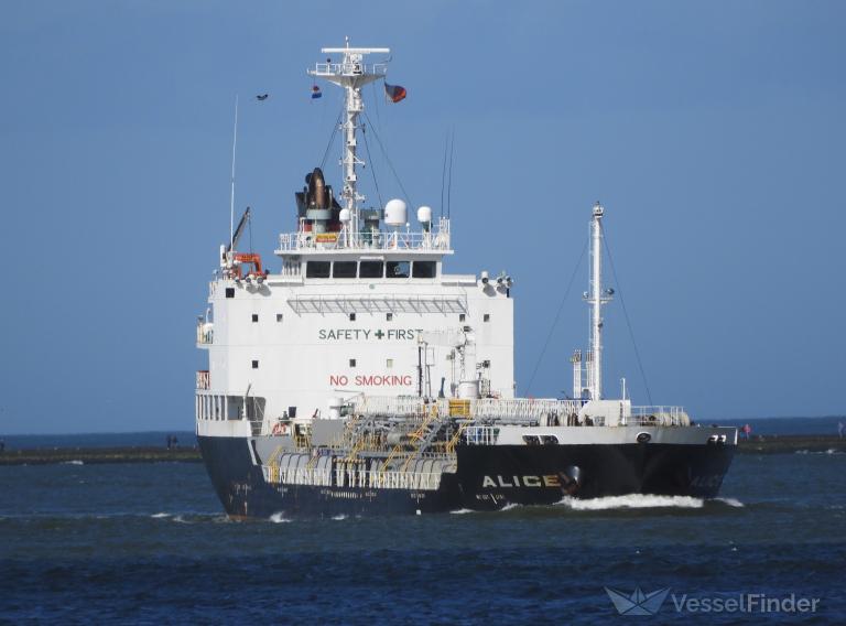 ALICE, Chemical/Oil Products Tanker - Details and current position ...