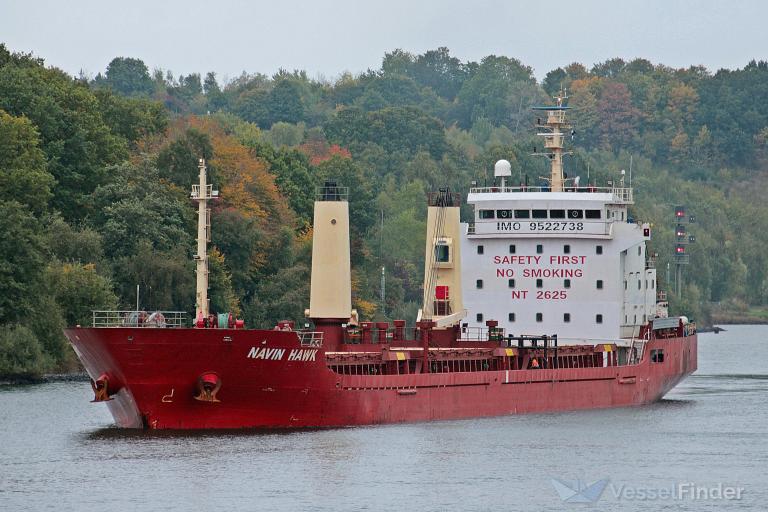 NAVIN HAWK, Bulk Carrier - Details and current position - IMO 9522738 - VesselFinder