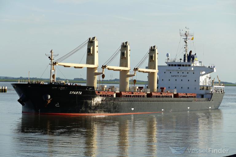 SPARTA, Bulk Carrier - Details and current position - IMO 9524803 ...