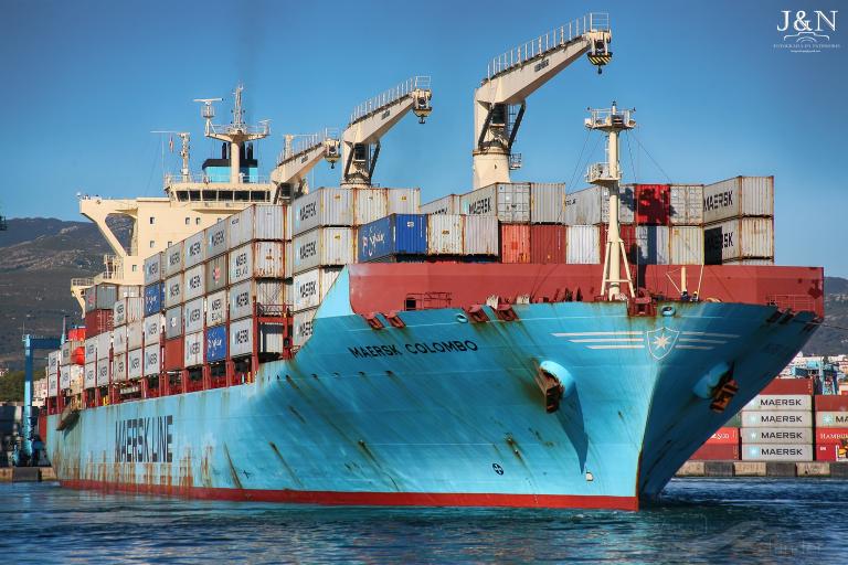MAERSK COLOMBO, Container Ship - Schiffsdaten und aktuelle Position ...