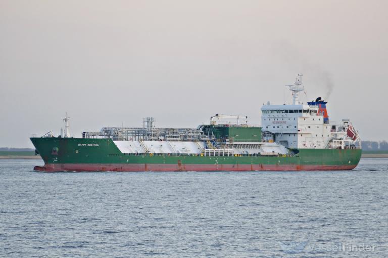 HAPPY KESTREL, LPG Tanker - Details and current position - IMO 9543043 ...