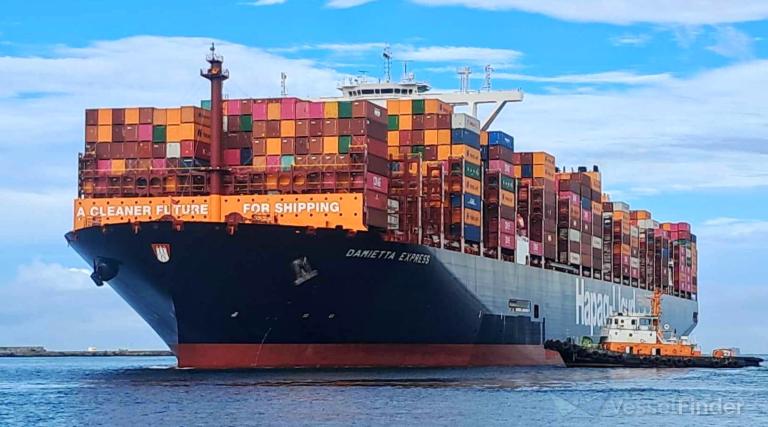 DAMIETTA EXPRESS, Container Ship - Scheepsdetails en huidige positie ...