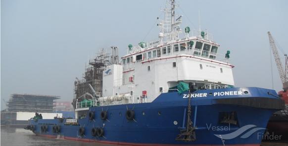 ZAKHER PIONEER, Utility Vessel - Details and current position - IMO 9544968 - VesselFinder