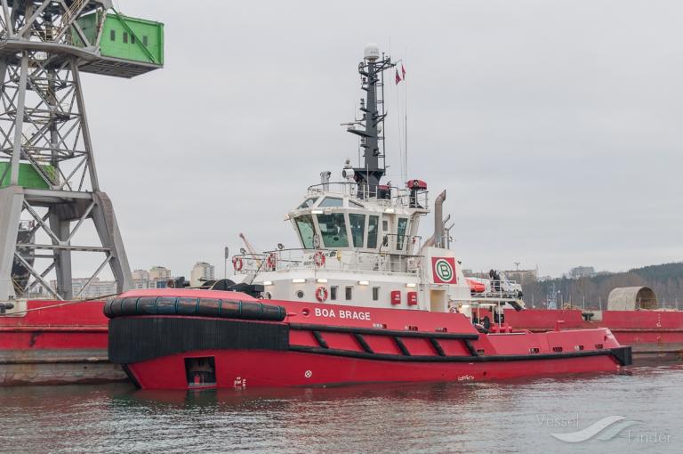 BOA BRAGE, Tug - Details and current position - IMO 9551894 - VesselFinder