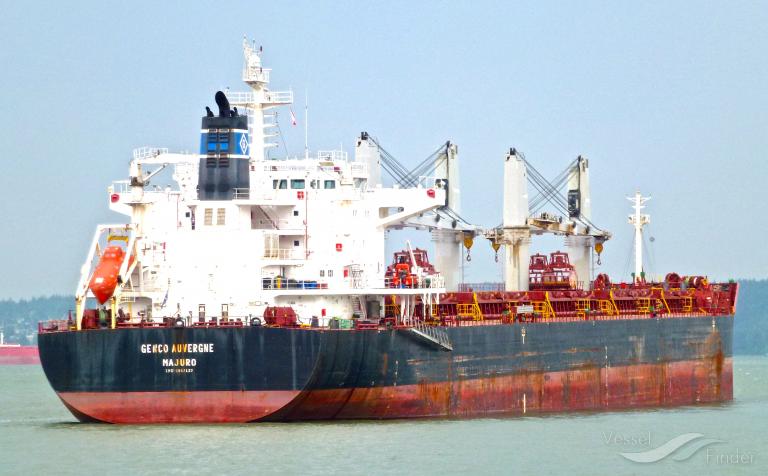 GENCO AUVERGNE, Bulk Carrier - Details and current position - IMO ...