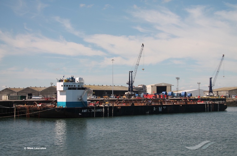 AMT COMMANDER, Non Propelled Barge - Details and current position - IMO ...