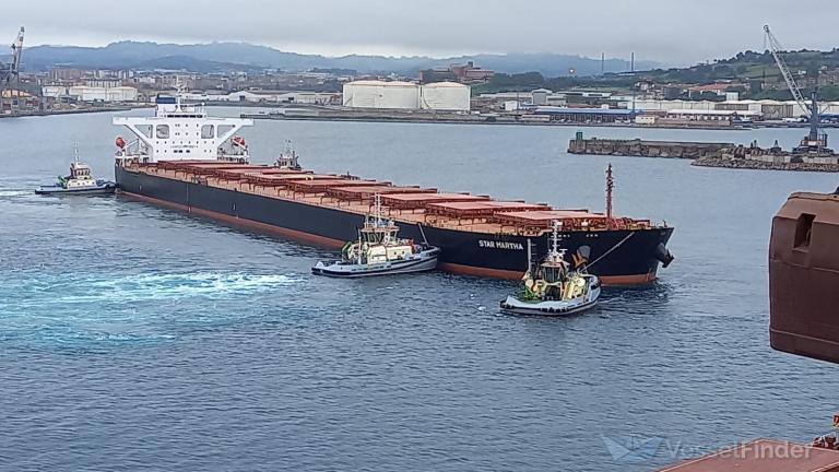 STAR MARTHA, Bulk Carrier - Details and current position - IMO 9564097 ...