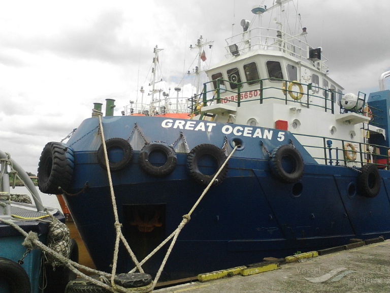 GREAT OCEAN 5, Tug - Details and current position - IMO 9566502 - VesselFinder