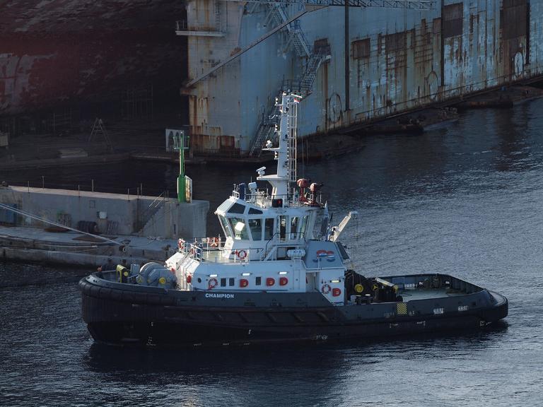 CHAMPION, Tug - Details and current position - IMO 9577226 - VesselFinder
