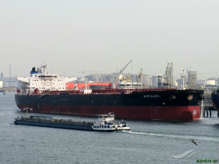 ALMI GLOBE, Crude Oil Tanker - Scheepsdetails en huidige positie - IMO 9579511 MMSI 636015624 ...