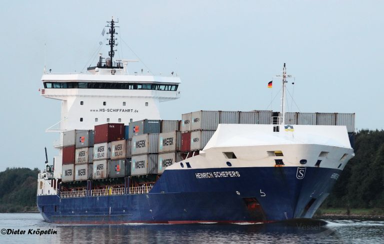 HEINRICH SCHEPERS, Container Ship - Detalles del buque y posición ...