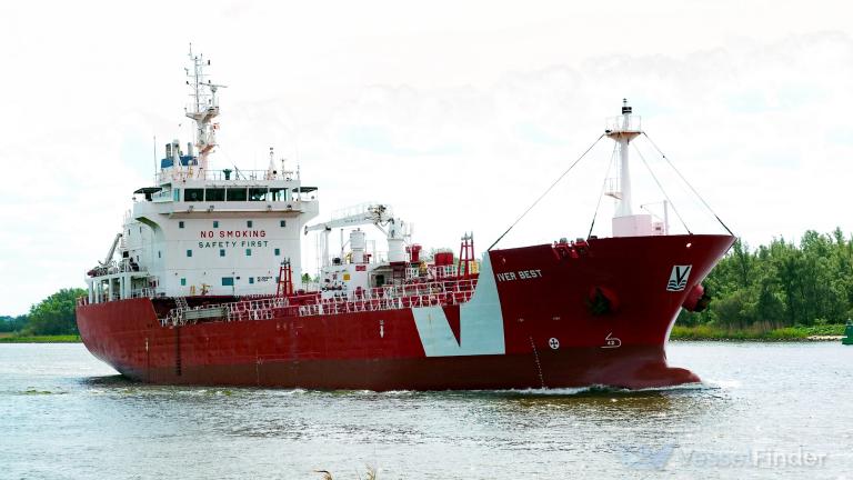 IVER BEST, Bitumen Tanker - Details and current position - IMO 9588275 ...