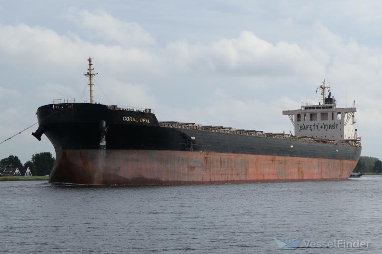 CORAL OPAL, Bulk Carrier - Details and current position - IMO 9591973 ...