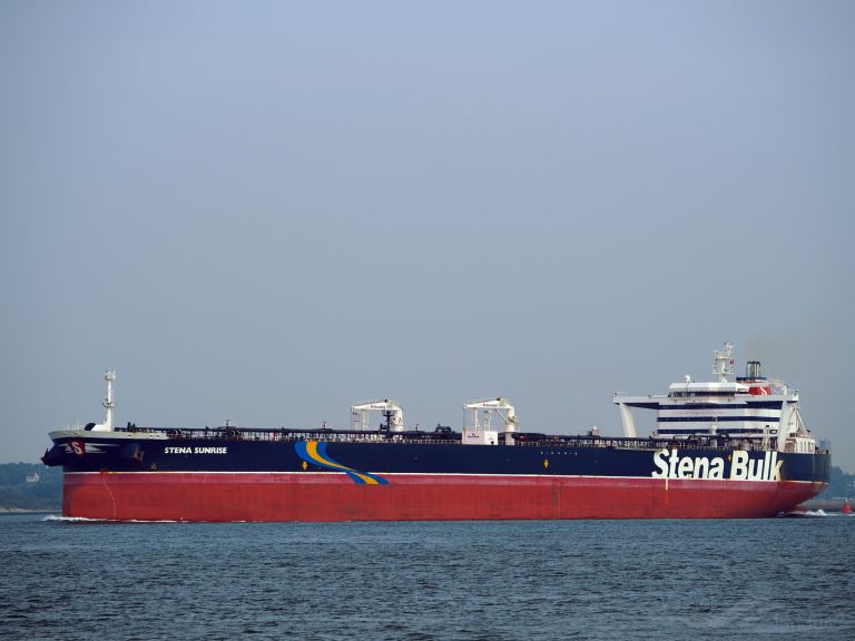 STENA SUNRISE, Crude Oil Tanker - Details and current position - IMO ...
