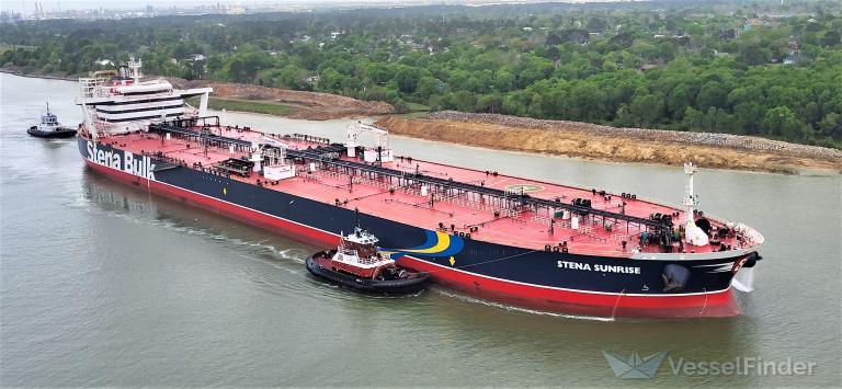 STENA SUNRISE, Crude Oil Tanker - Details and current position - IMO ...