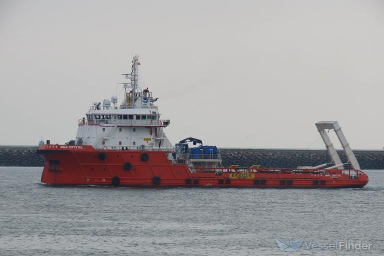 MMA CRYSTAL, Offshore Tug/Supply Ship - Details and current position ...