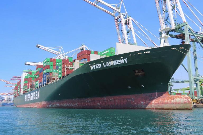 EVER LAMBENT, Container Ship - Details and current position - IMO ...