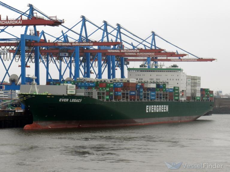 EVER LEGACY, Container Ship - Details and current position - IMO ...
