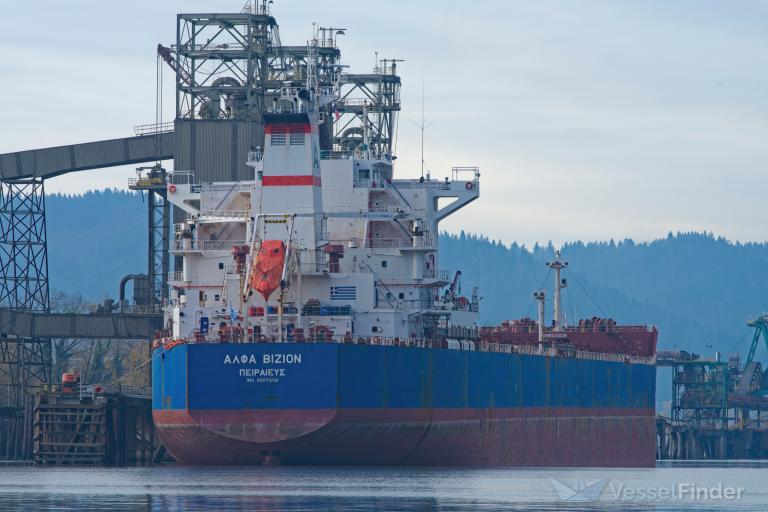 ALPHA VISION, Bulk Carrier - Details and current position - IMO 9597202 ...