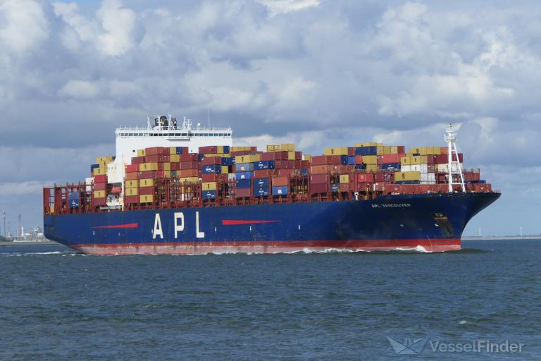 APL VANCOUVER, Container Ship - Details and current position - IMO ...