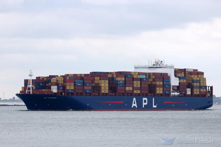 APL COLUMBUS, Container Ship - Details and current position - IMO ...