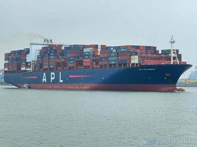 APL COLUMBUS, Container Ship - Details and current position - IMO ...