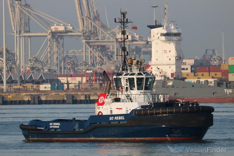 VB REBEL, Tug - Details and current position - IMO 9600774 - VesselFinder