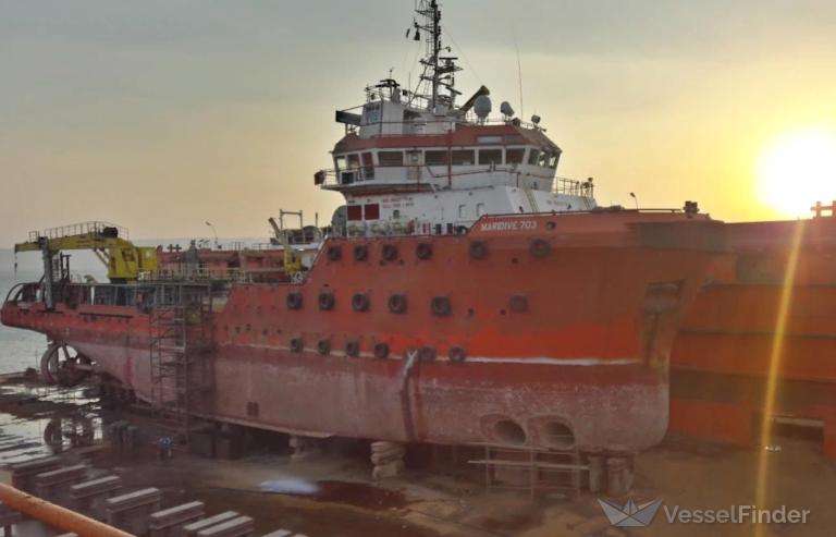 MARIDIVE 703, Offshore Tug/Supply Ship - Details and current position ...