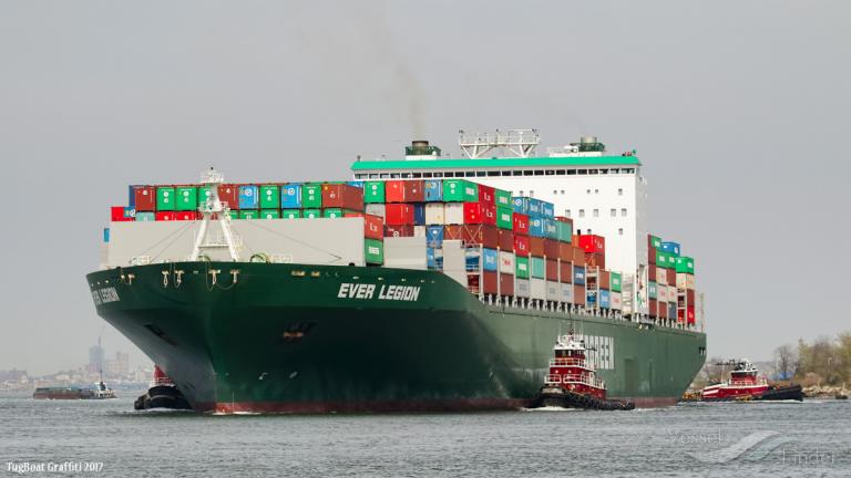 EVER LEGION, Container Ship - Dane statku i aktualna pozycja - IMO ...