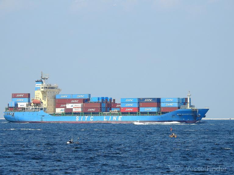 SITC KWANGYANG, Container Ship - Details and current position - IMO ...