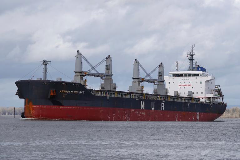 AFRICAN OSPREY, Bulk Carrier - Details and current position - IMO ...